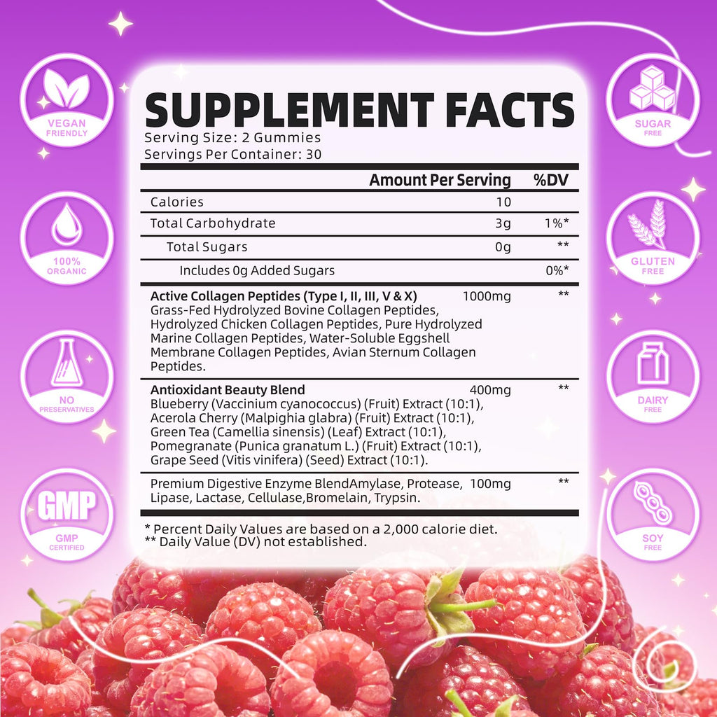 GrnLife collagen gummies for healthy skin