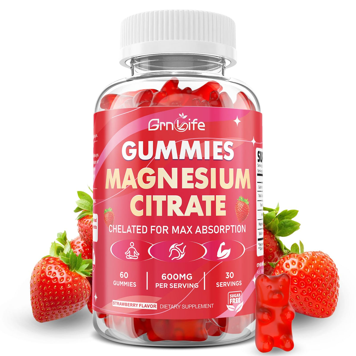 GrnLife magnesium citrate gummies benefits