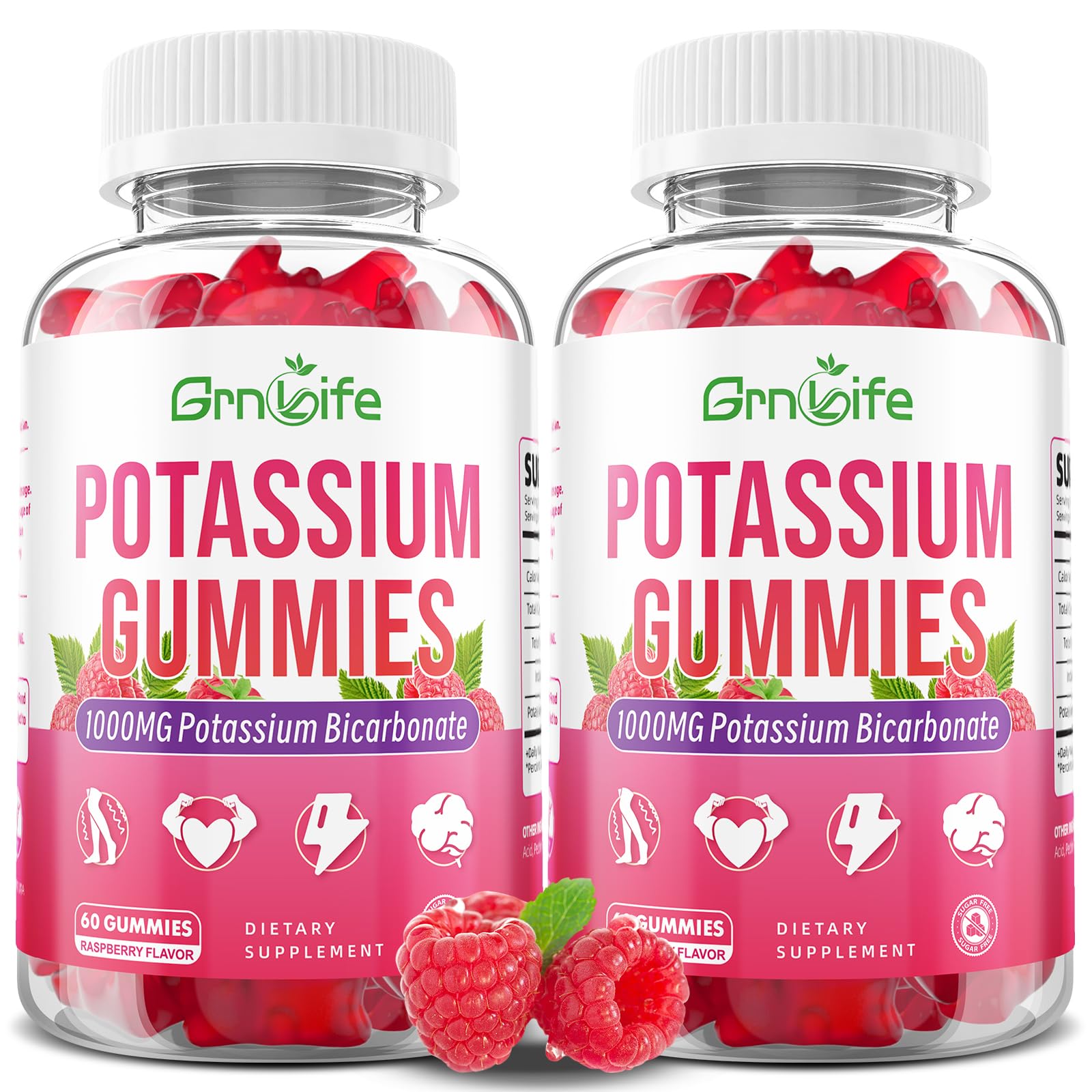 GrnLife potassium gummies for muscle health