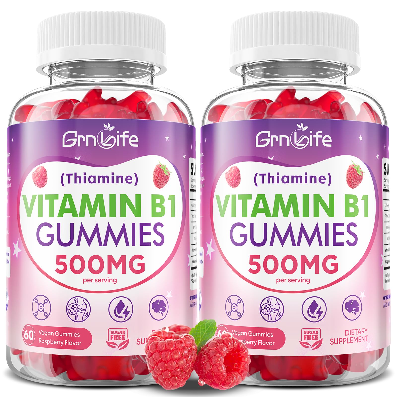 GrnLife Vitamin B1 gummies for energy