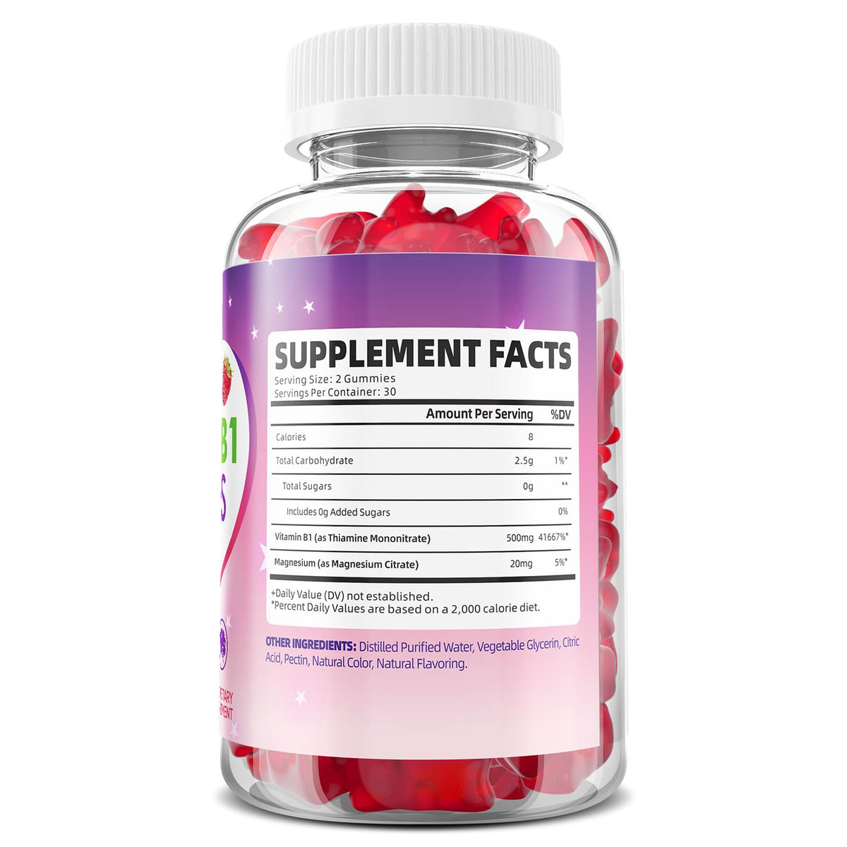 GrnLife Vitamin B1 gummies for vitality
