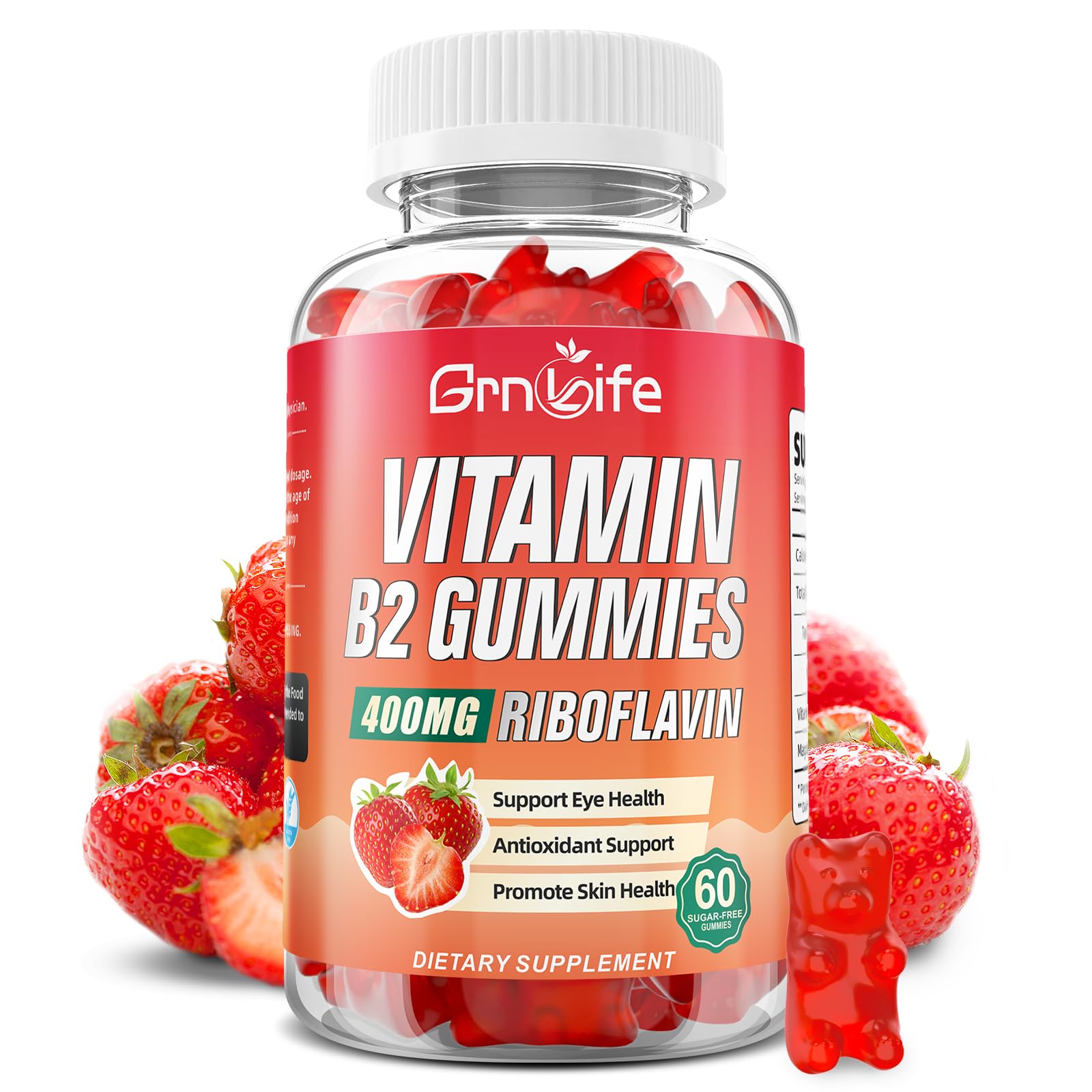 GrnLife Vitamin B2 gummies for energy
