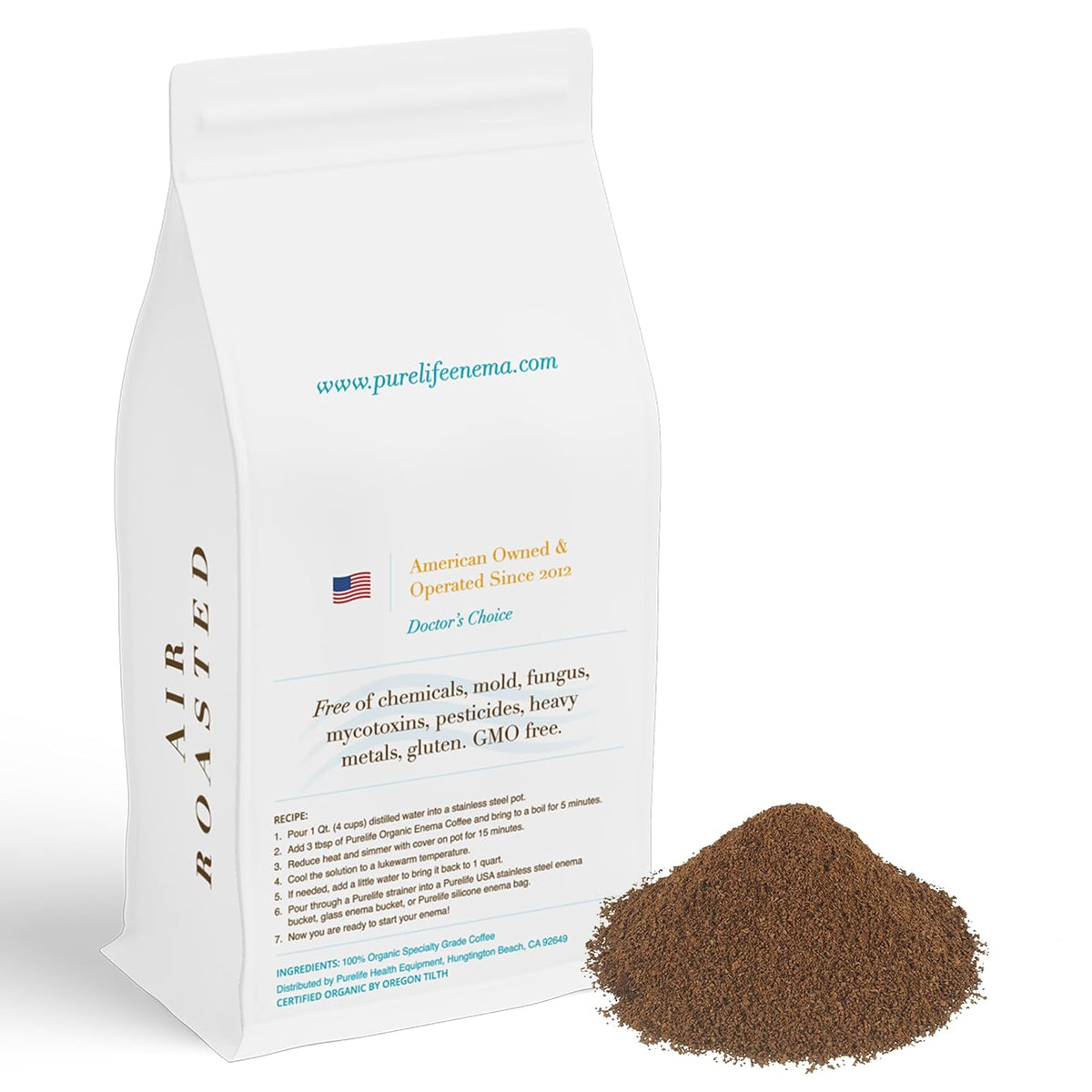 ground coffee for detox tea
