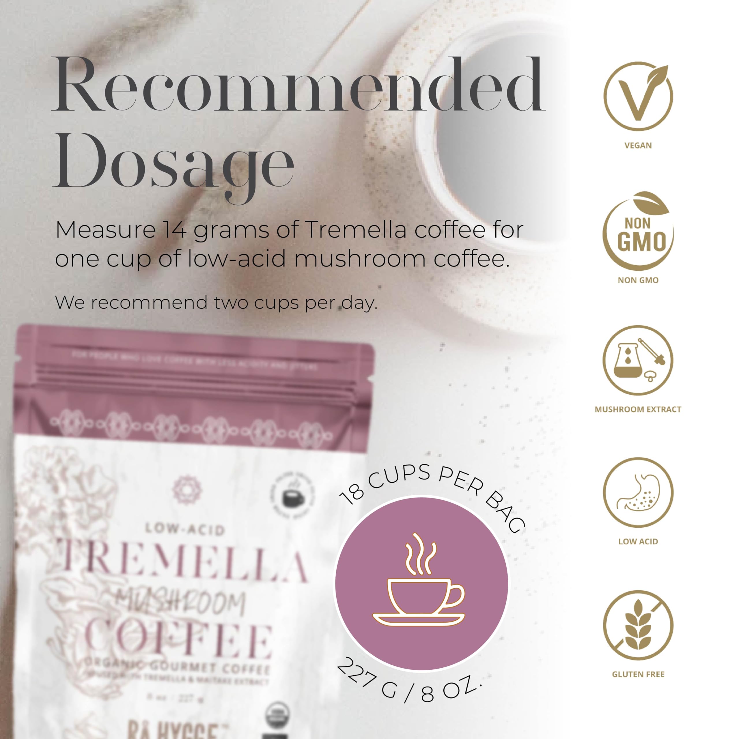 Ground coffee for easy brewing