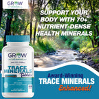 Grow trace minerals supplement tablets
