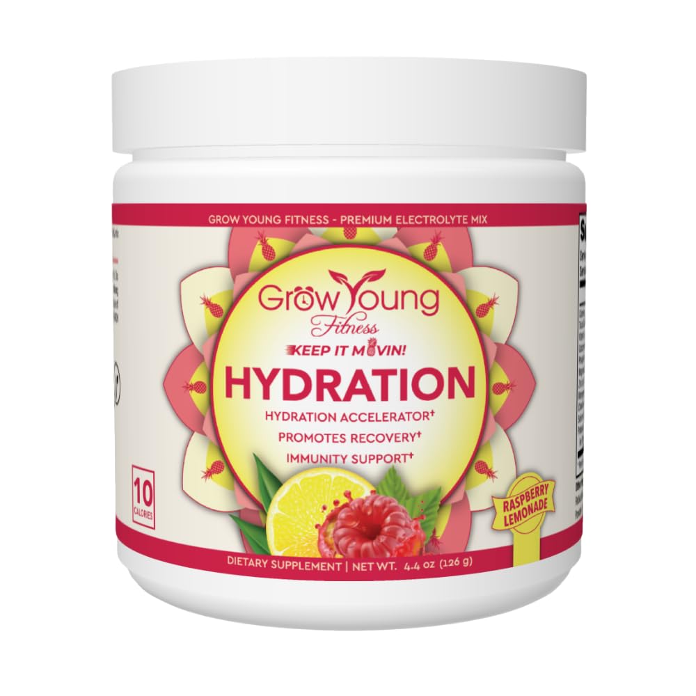 Grow Young Fitness hydration powder raspberry lemonade
