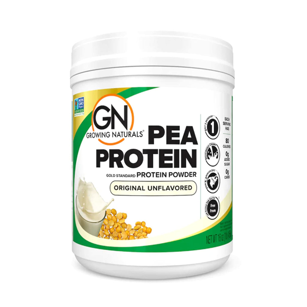 Growing Naturals pea protein powder