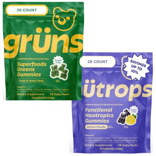 Grüns multivitamin gummies for energy