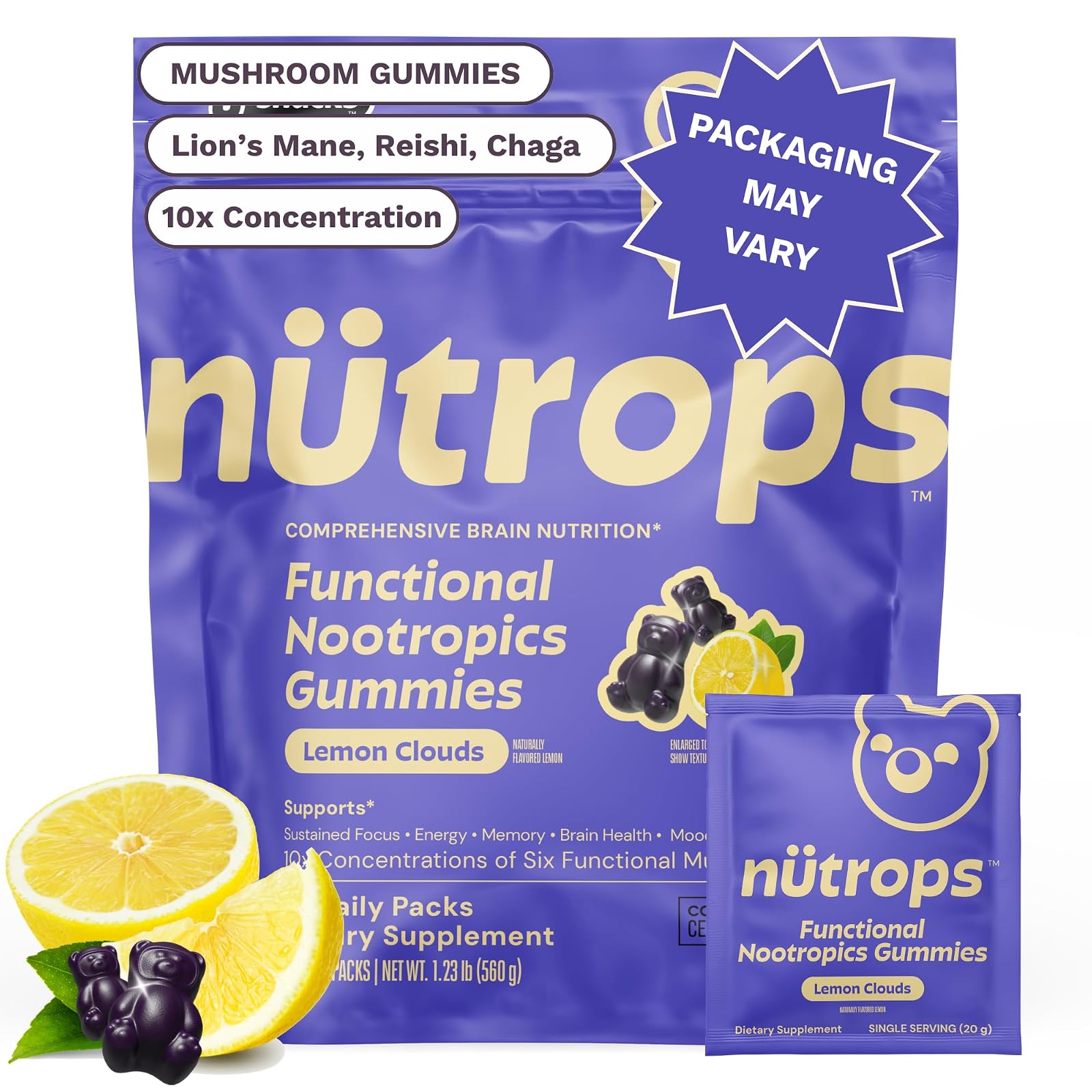 Grüns mushroom gummies for focus