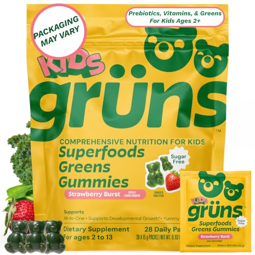 Gruns sugar-free alfalfa gummies for kids