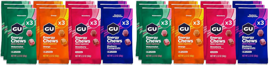 GU Energy Chews assorted flavours