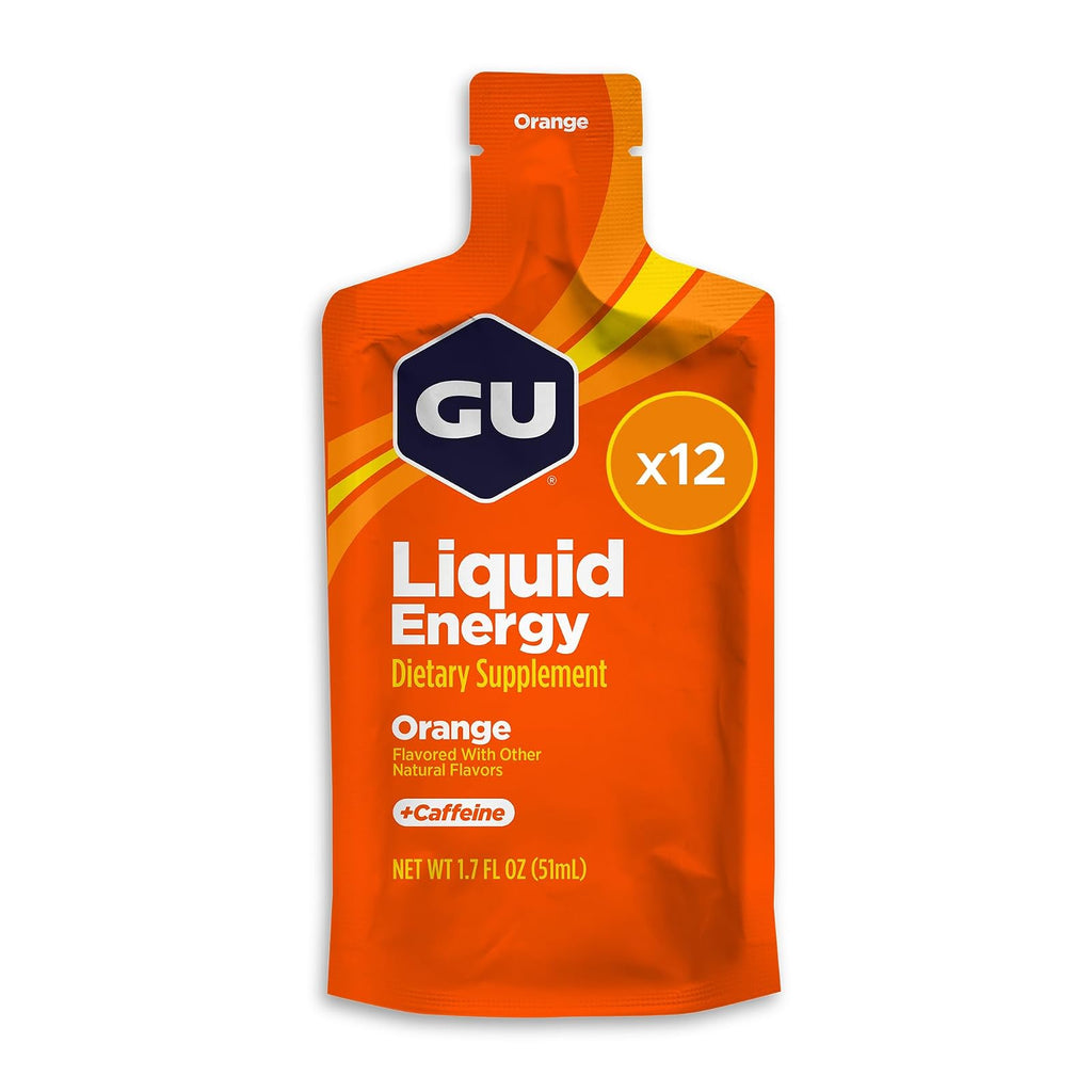 GU Energy Gel orange flavour