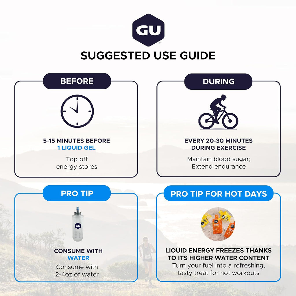 GU Liquid Energy for long runs