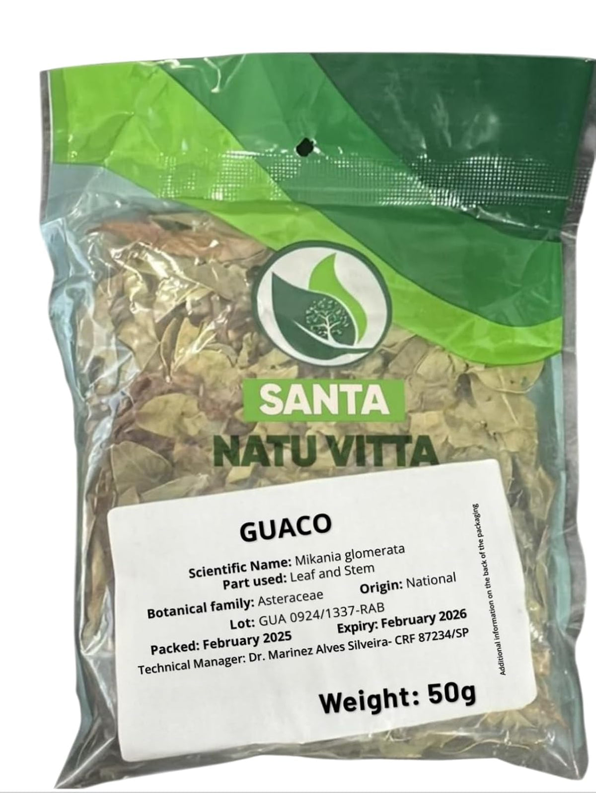Guaco tea loose leaves benefits
