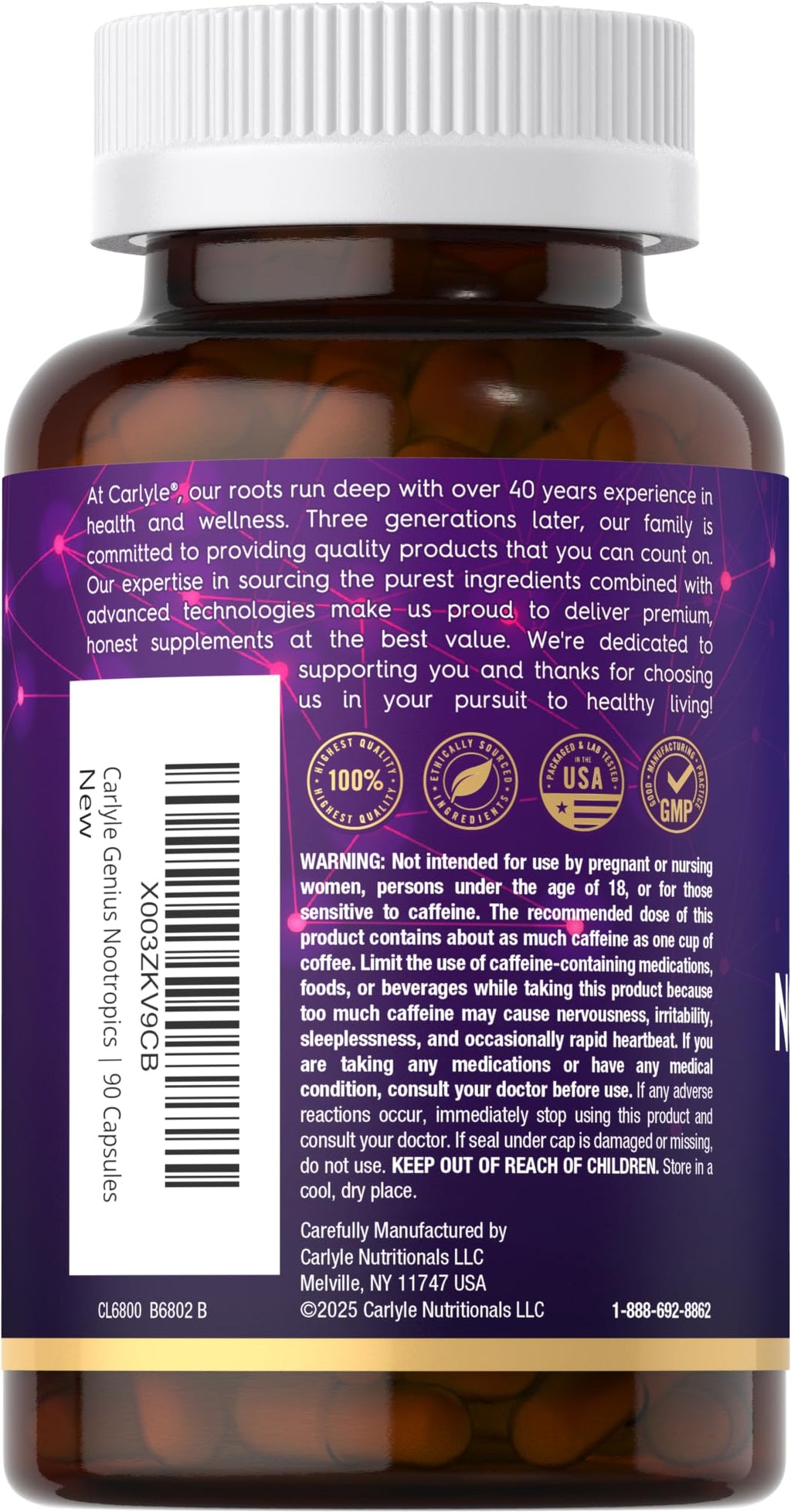 Guarana extract for mental clarity