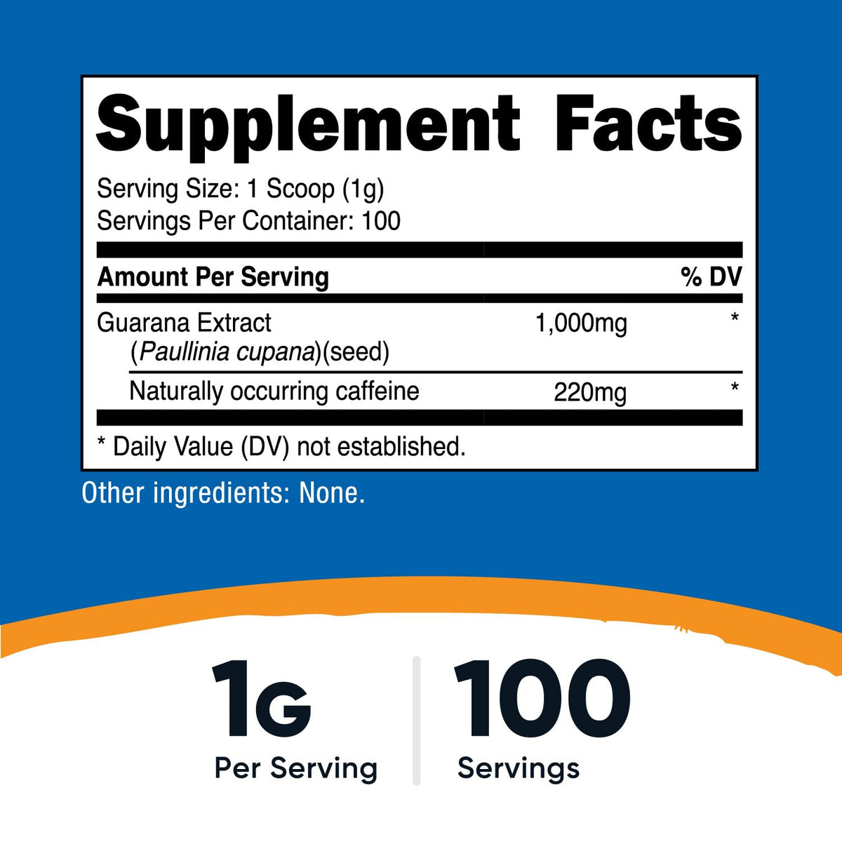 Guarana powder for enhanced endurance