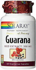 Guarana seed extract energy boost capsules