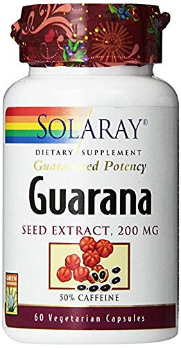 Guarana seed extract energy boost capsules