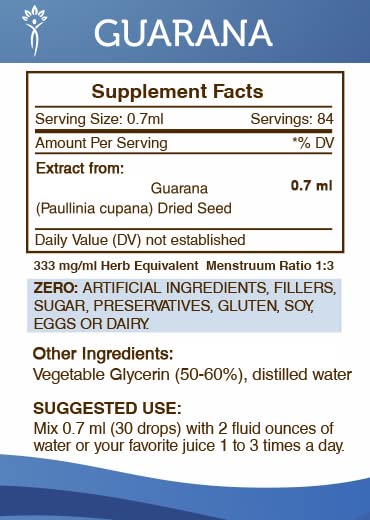 guarana tincture for daily health