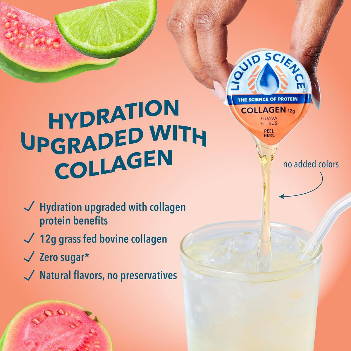 Guava citrus flavour collagen protein
