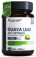 Guava leaf capsules for health