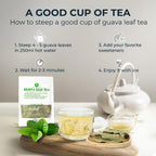 Guava leaf tea for wellness benefits