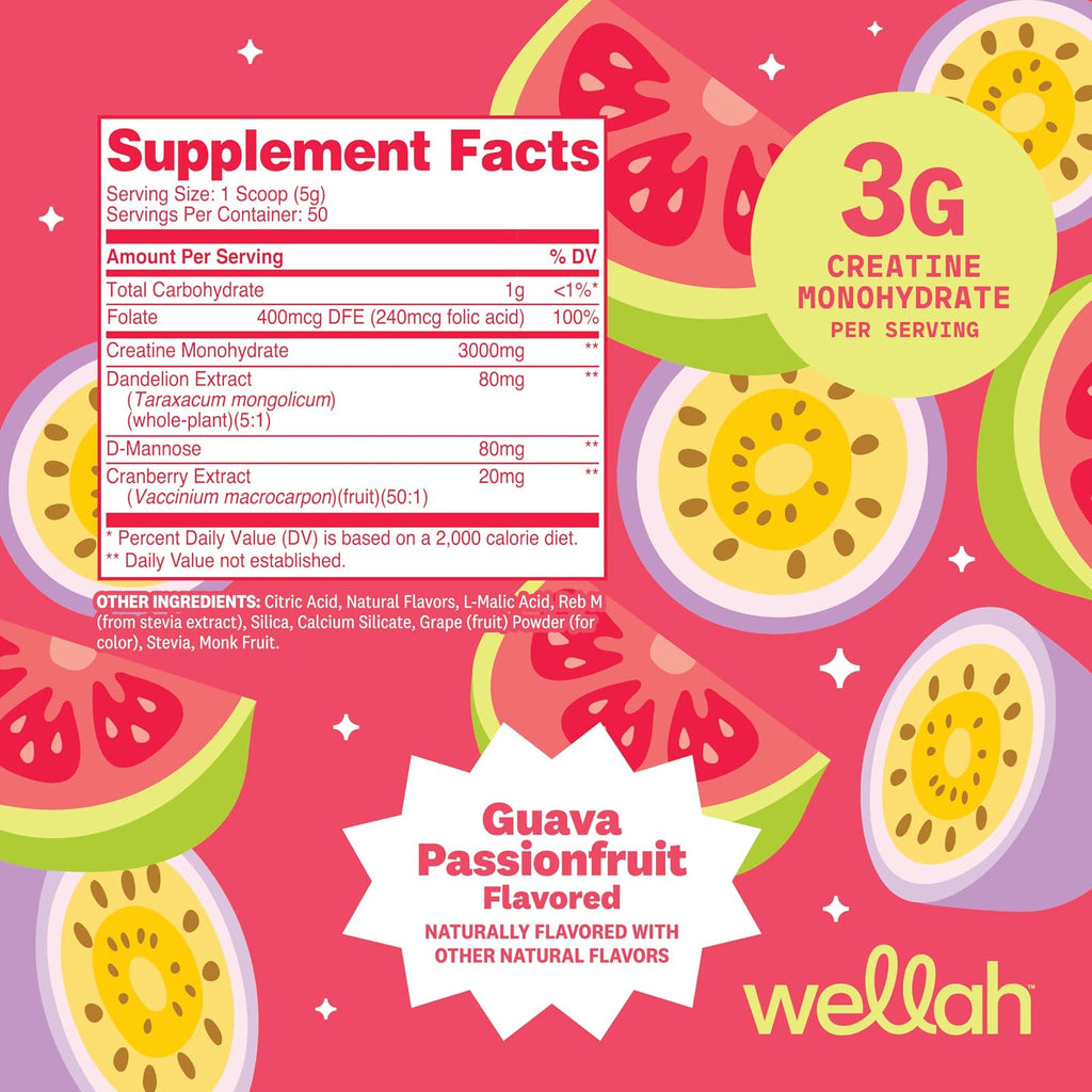 Guava passionfruit creatine supplement