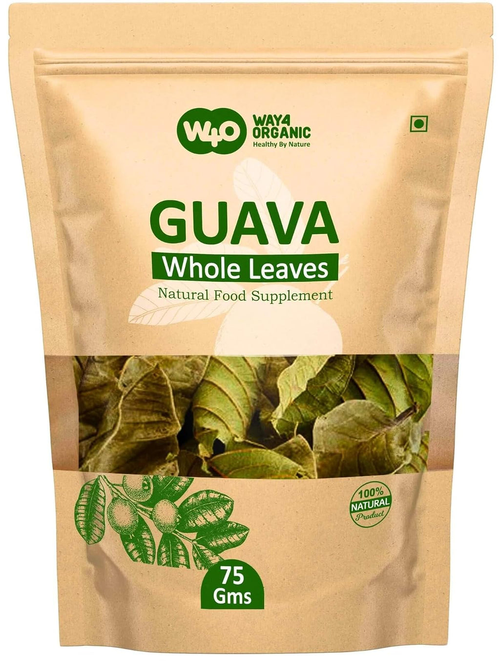 guava whole dry leaves herbal tea