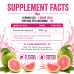 Guayaba flavoured creatine for energy