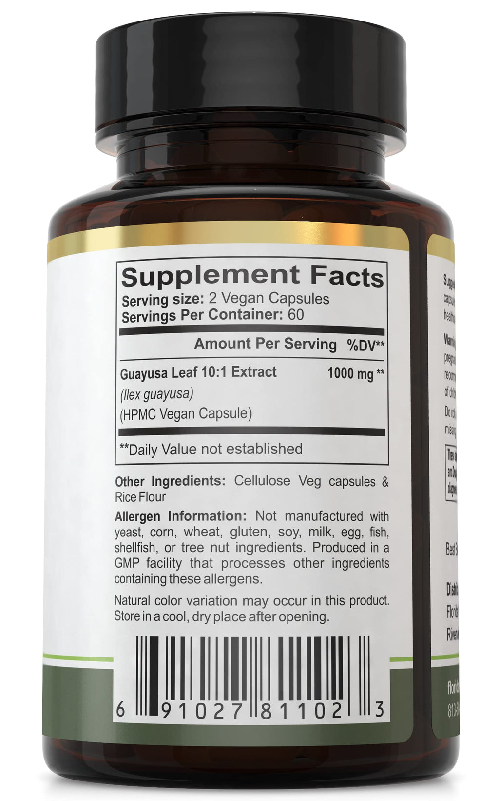 Guayusa extract for daily vitality