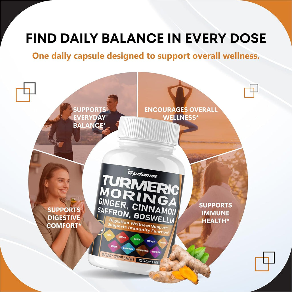 GUDOMET turmeric with moringa benefits