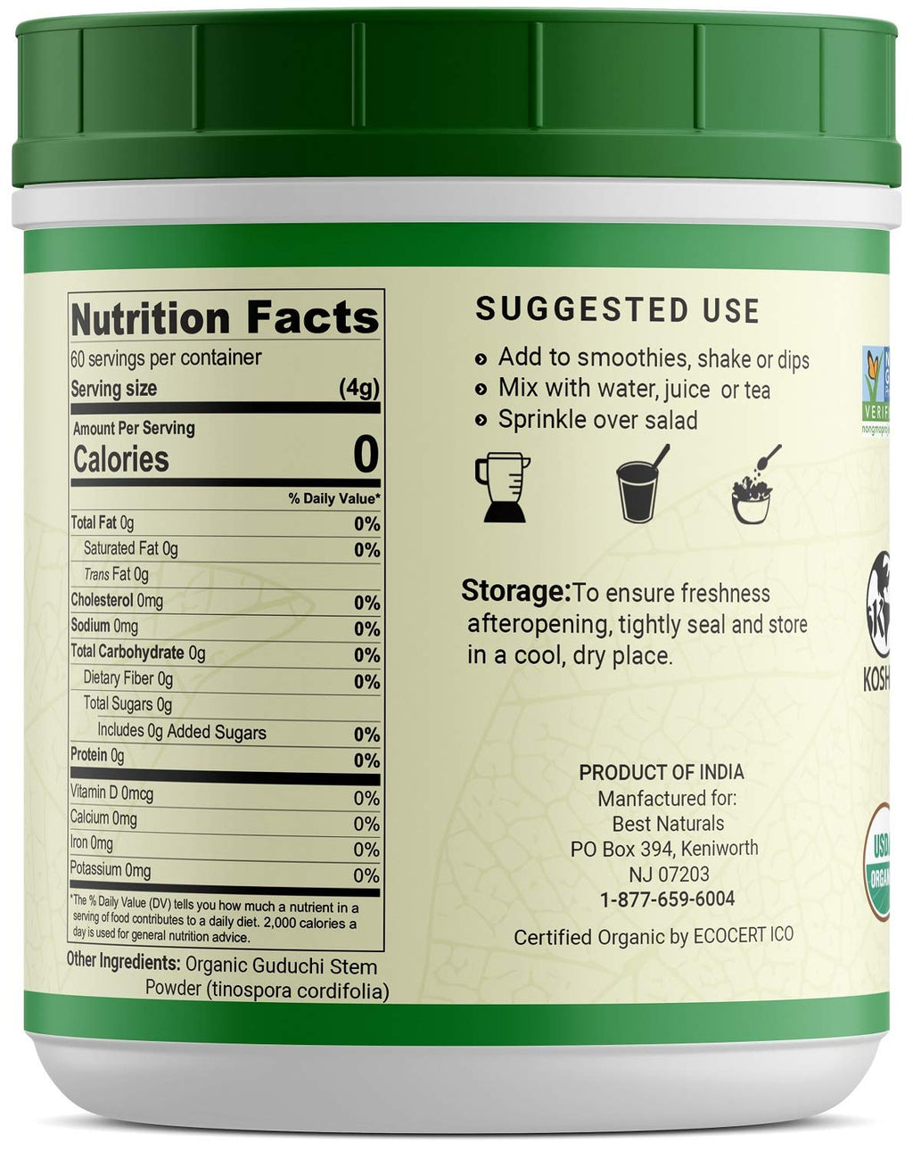Guduchi powder for detox and weight loss