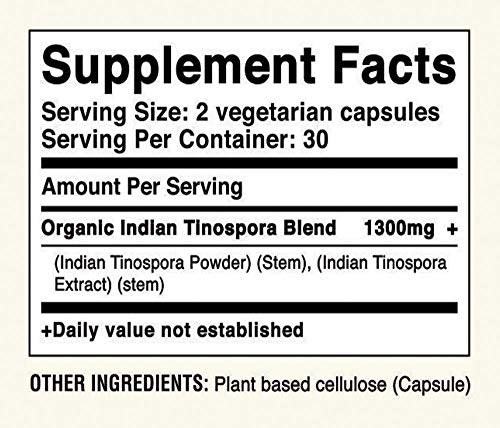 Guduchi vegan supplement for vitality