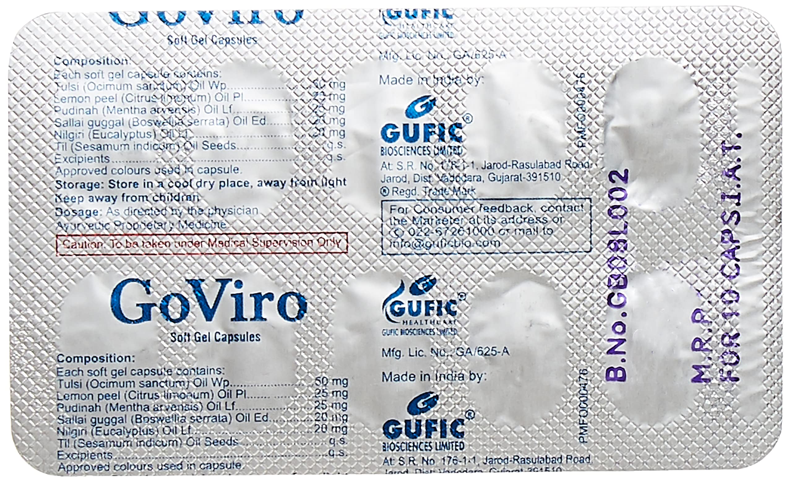 Gufic Goviro health support capsules