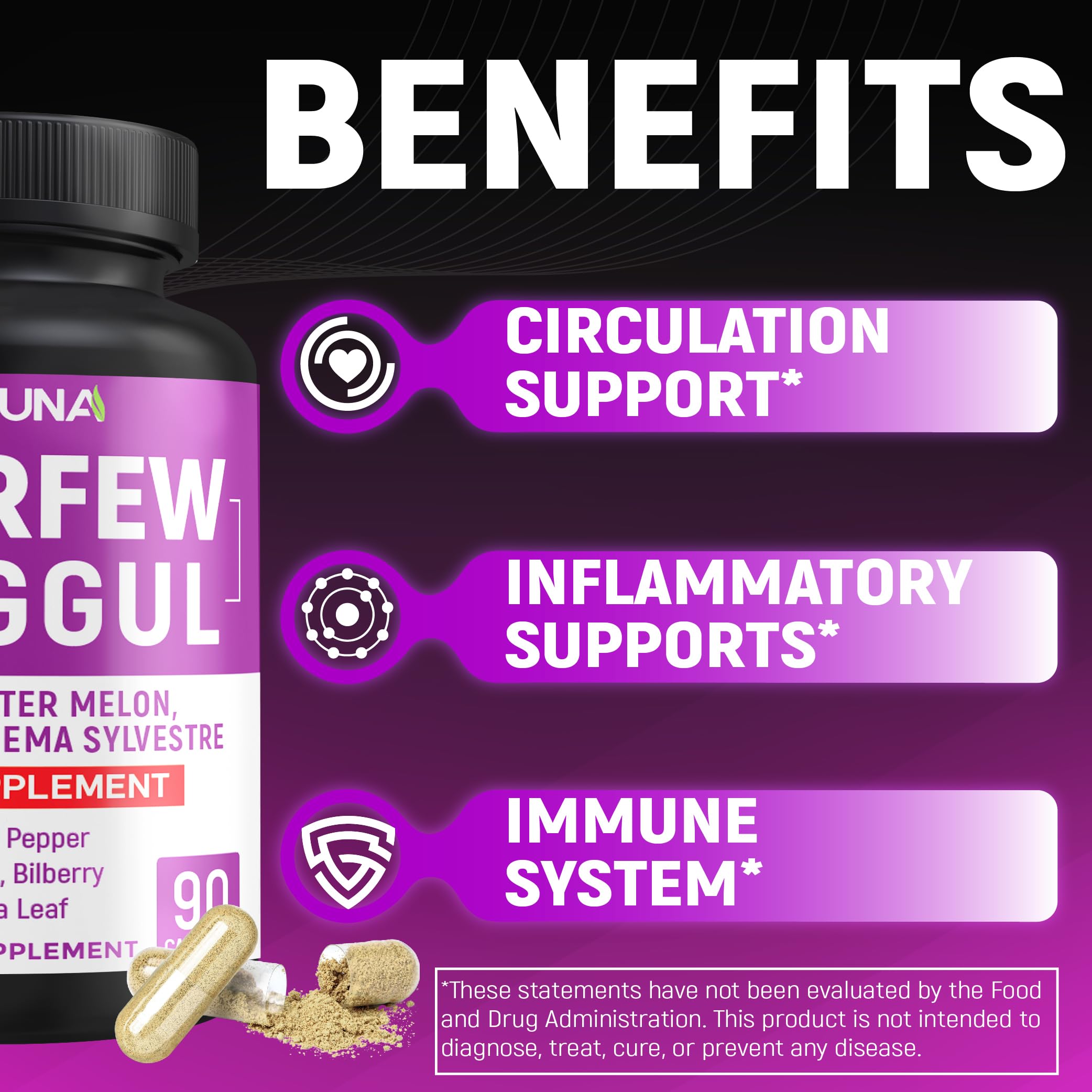 Guggul and licorice root blend