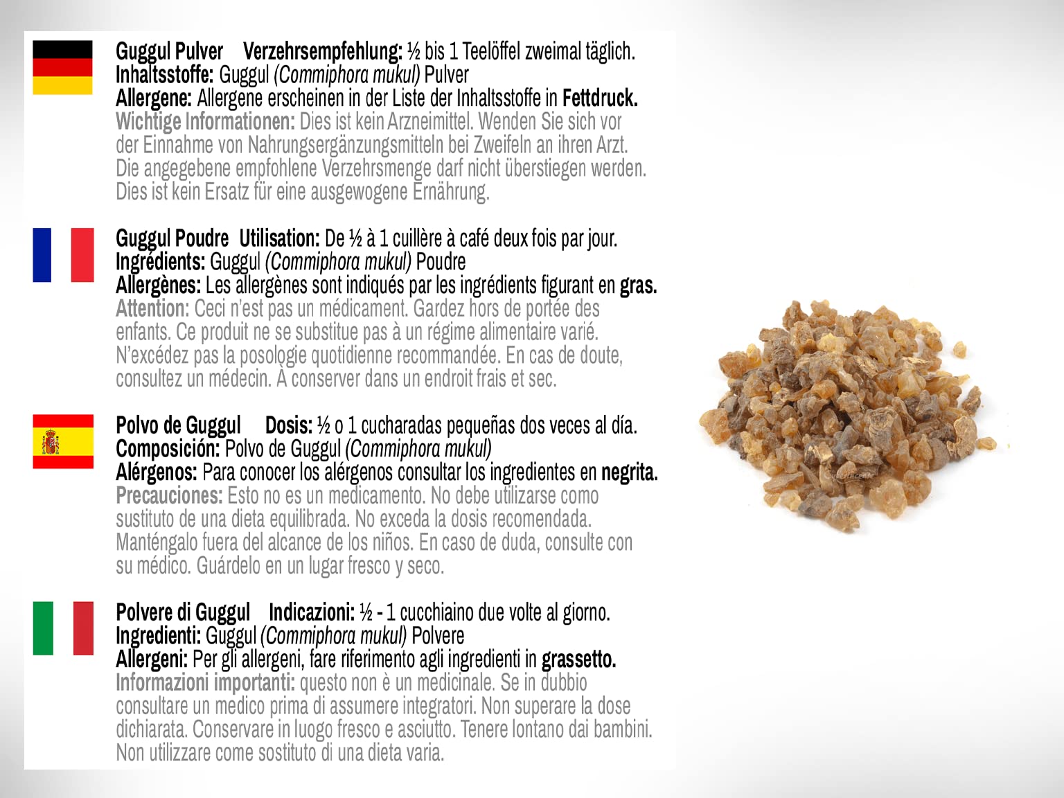guggul powder for balanced nutrition