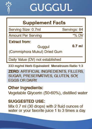 Guggul tincture for immune support