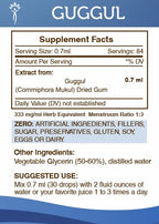 Guggul tincture for immune support