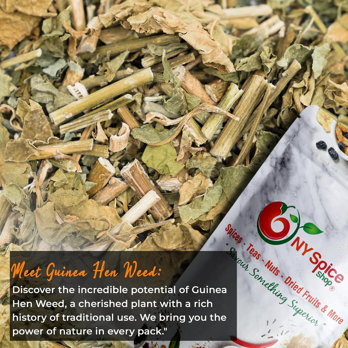 Guinea Hen Weed tea for relaxation