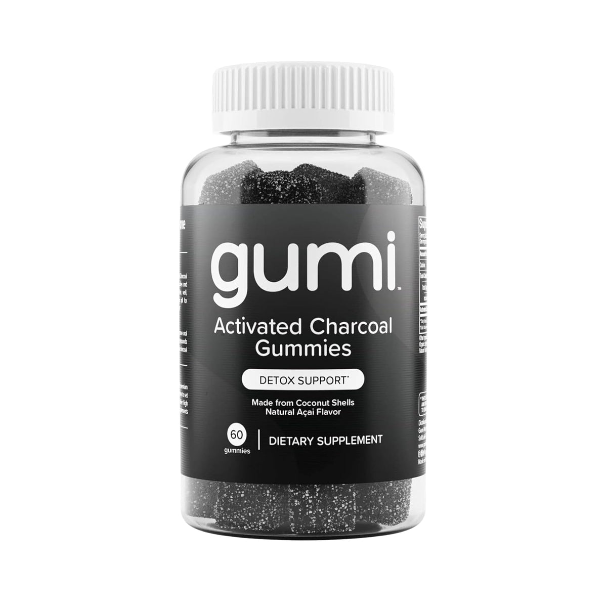 Gumi Nutrition charcoal gummies for digestion