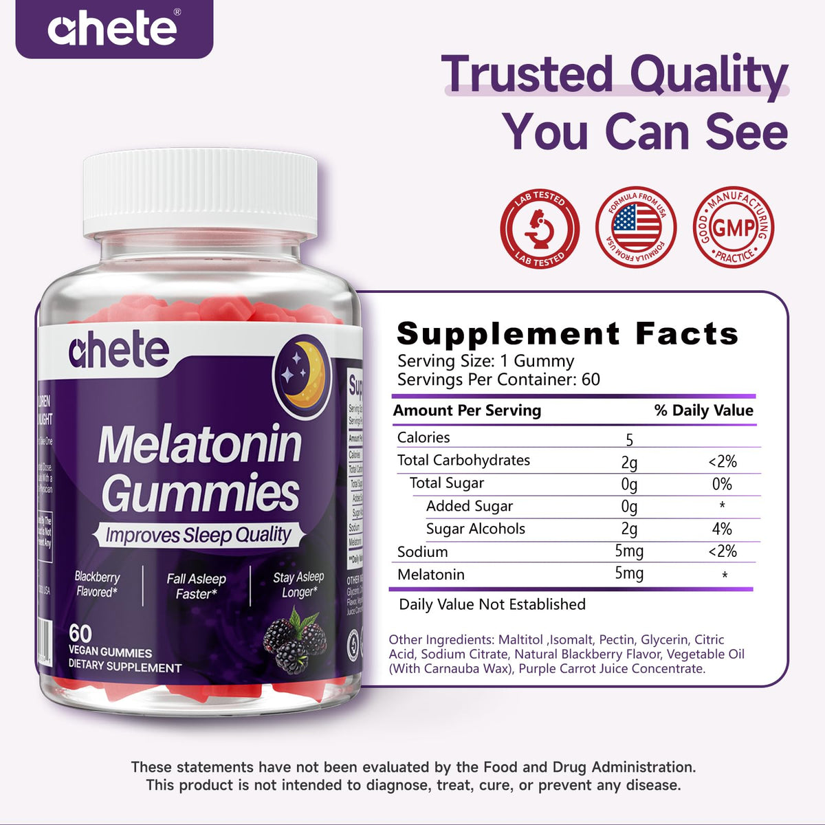 Gummies for a peaceful sleep experience