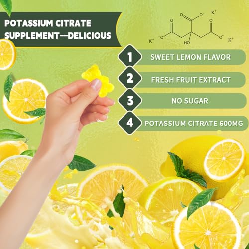 Gummies for convenient potassium intake