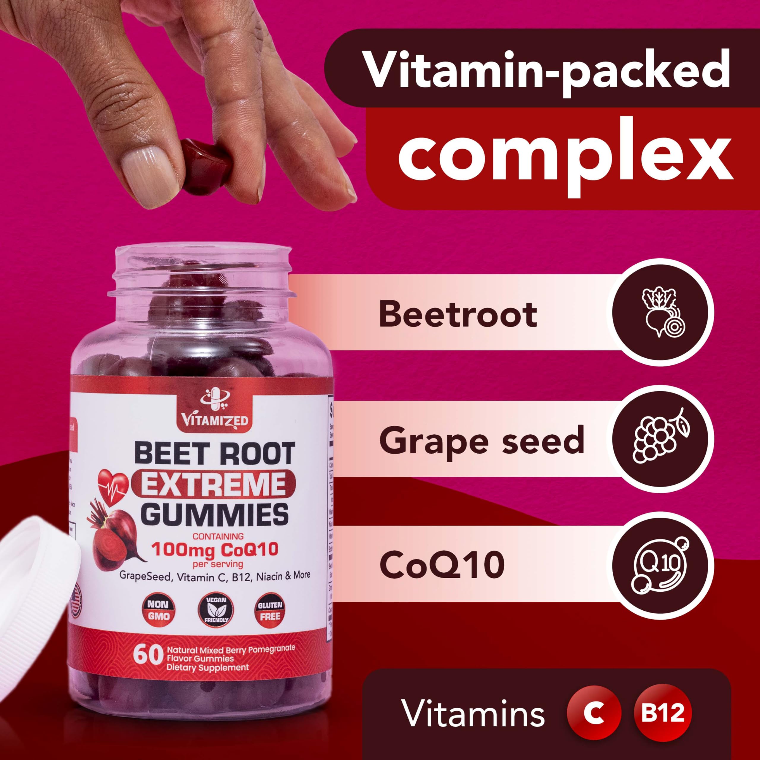 Gummies for daily energy and vitality