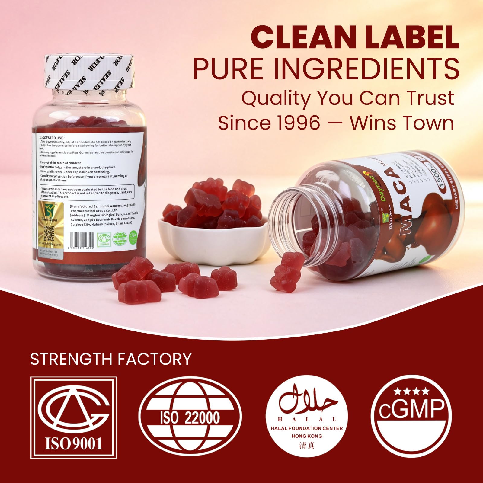 Gummies for energy and wellness support