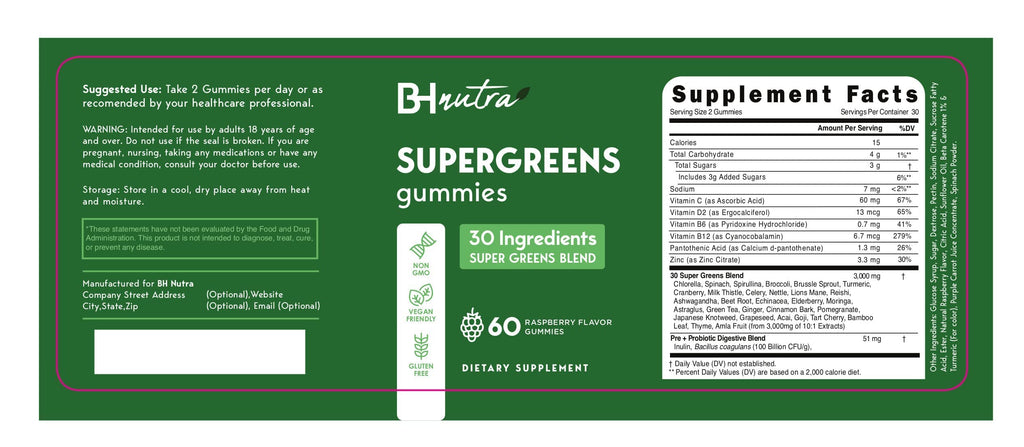 Gummies for enhanced overall wellness