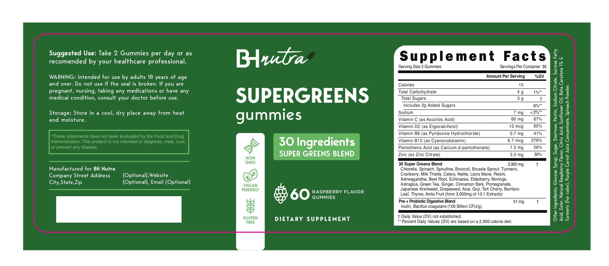 Gummies for enhanced overall wellness