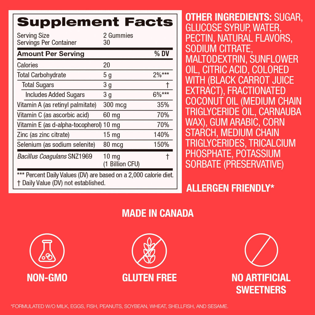 Gummies for enhanced skin health