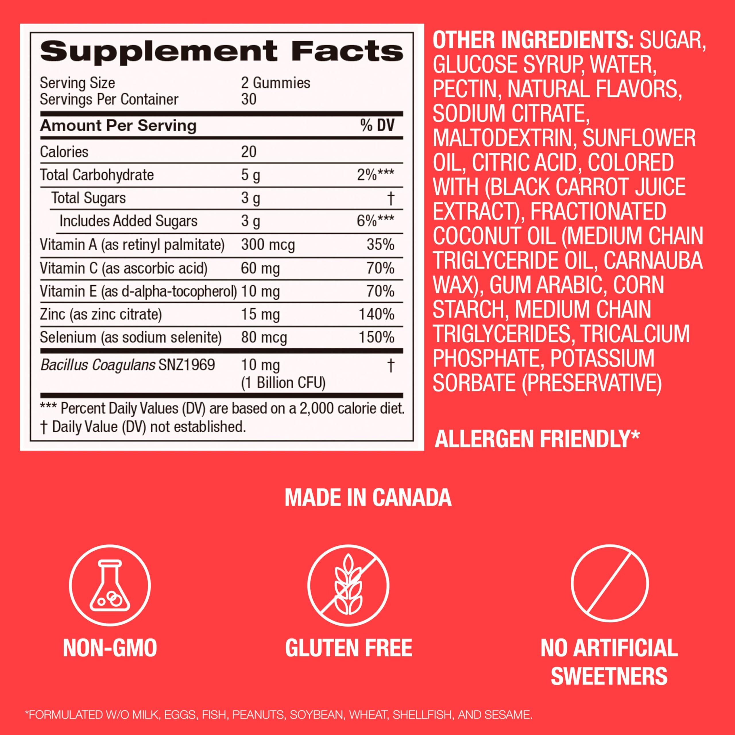 Gummies for enhanced skin health