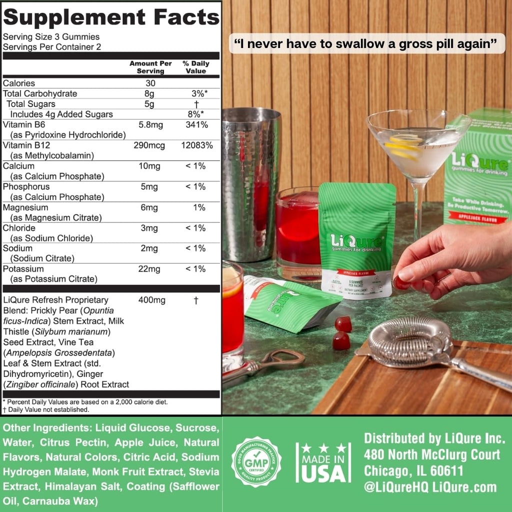 gummies for feeling better after drinking
