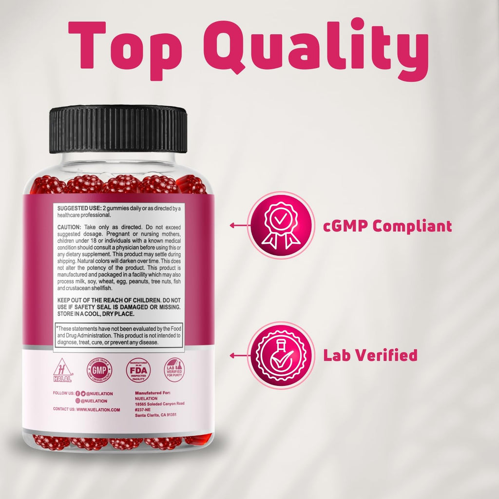 Gummies for hair strength and shine